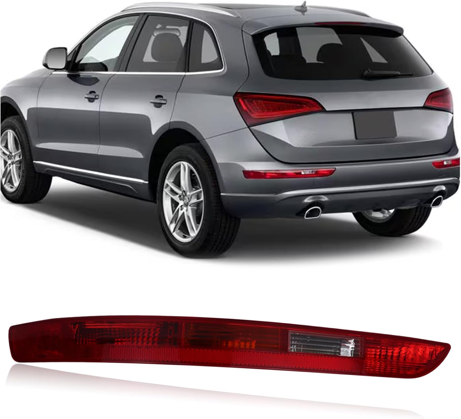 Amazon.com: KEEGTBOX Rear Bumper Brake Tail Light Kit Compatible with Audi Q5 SUV 2018-2023 Left ...