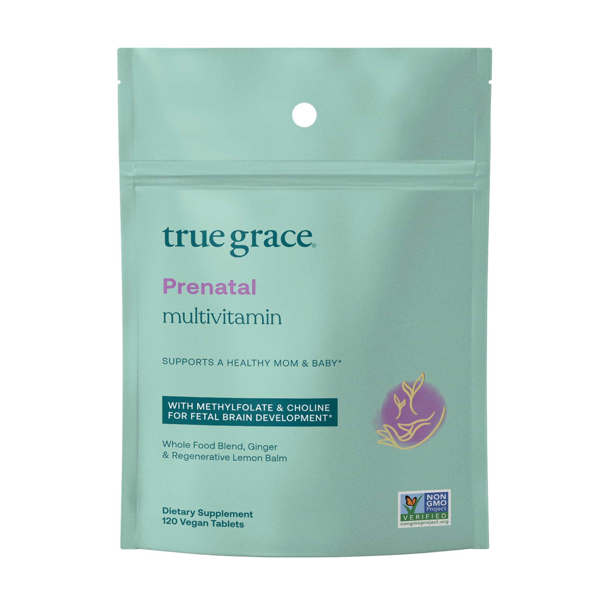 Amazon.com: True Grace Prenatal Multivitamin Refill Pouch - 120 Vegan ...