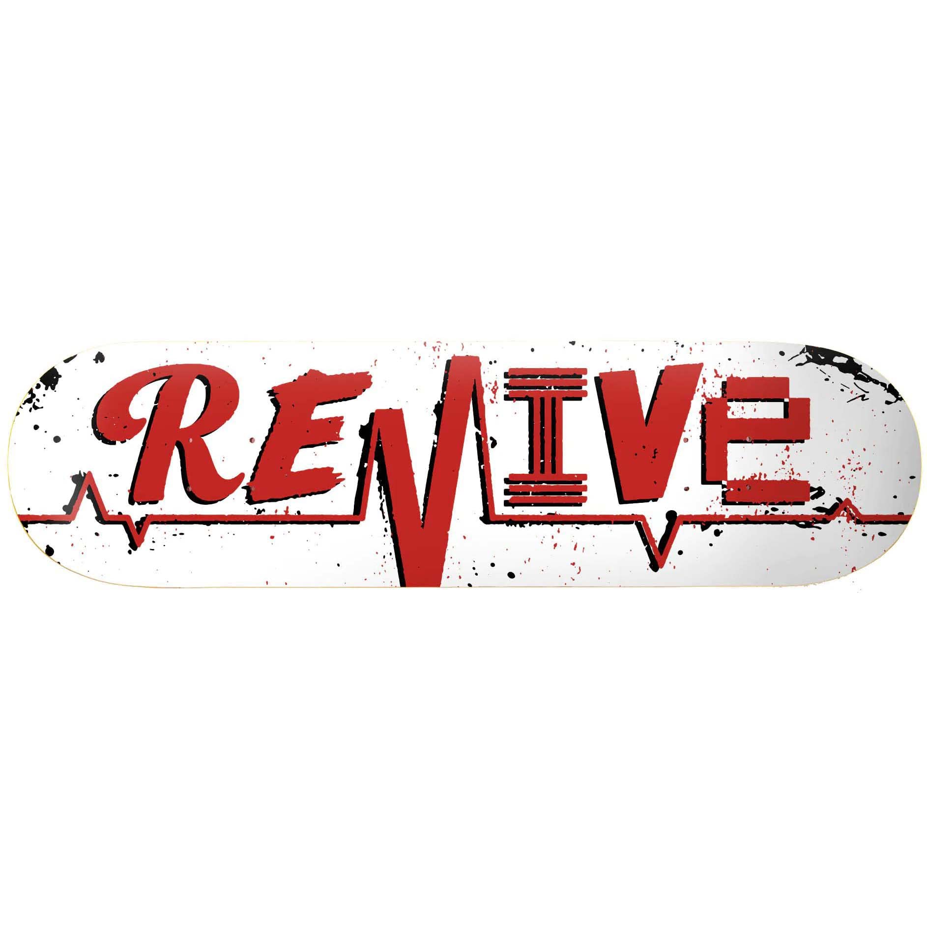 Revive Skateboards Logo Braille X Revive Collab Complete Skateboard