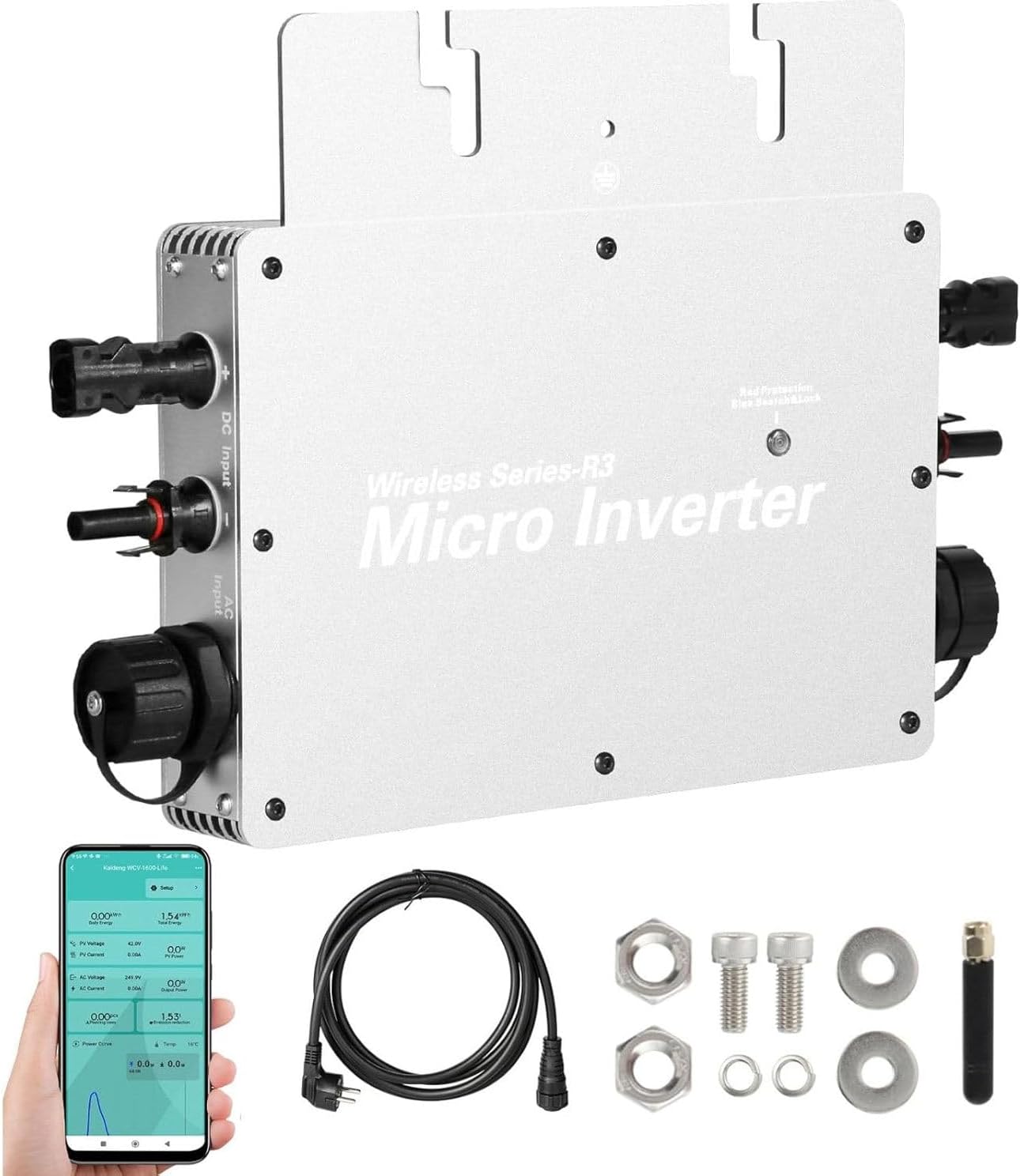 Amazon.com: Micro Inverter, Solar Micro Inverter, Solar Grid Tie Micro Inverter, Solar Grid-tie ...