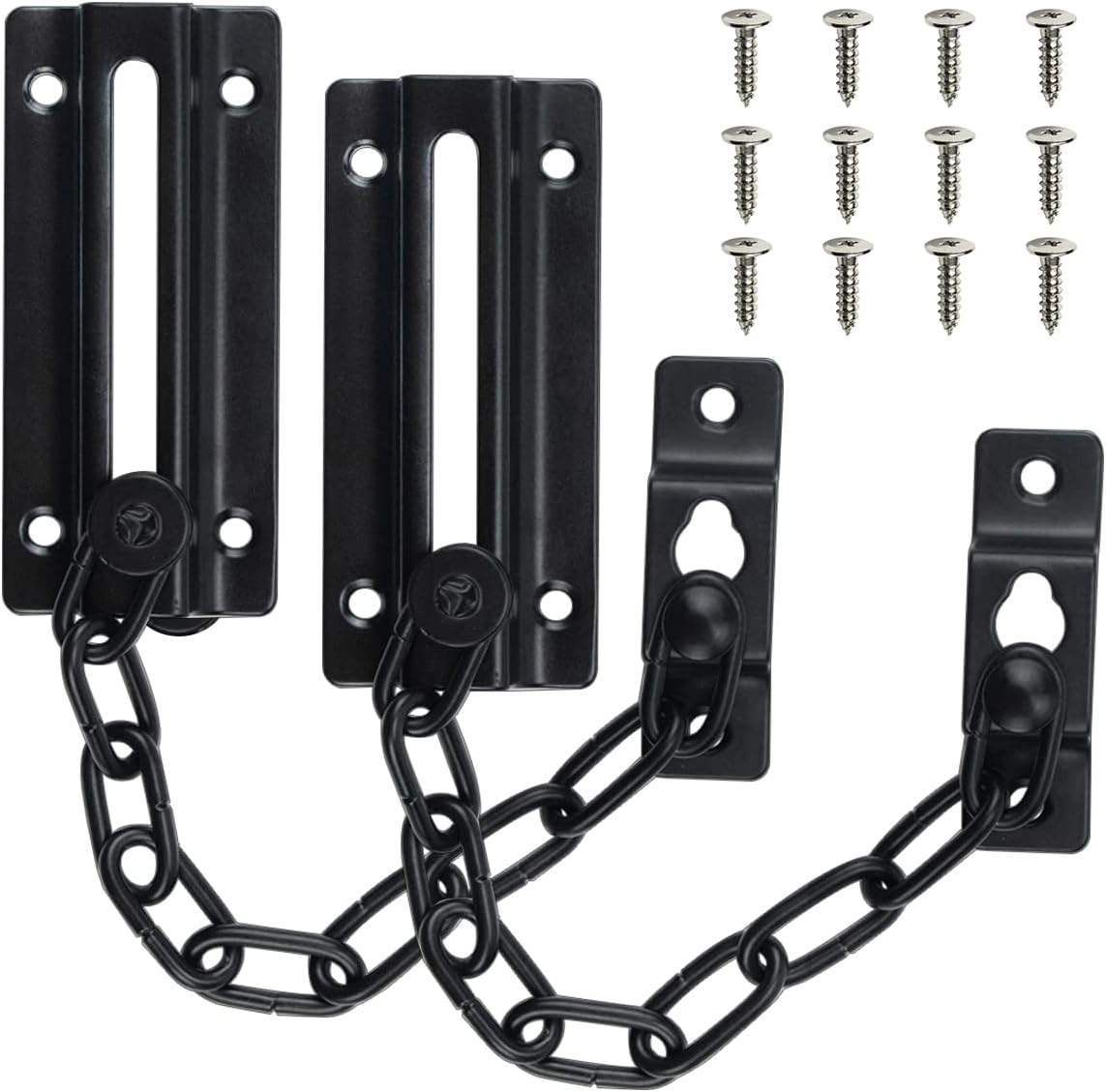 Amazon.com: Amaxiu Door Security Chain Lock, Heavy Duty Latch Chain ...