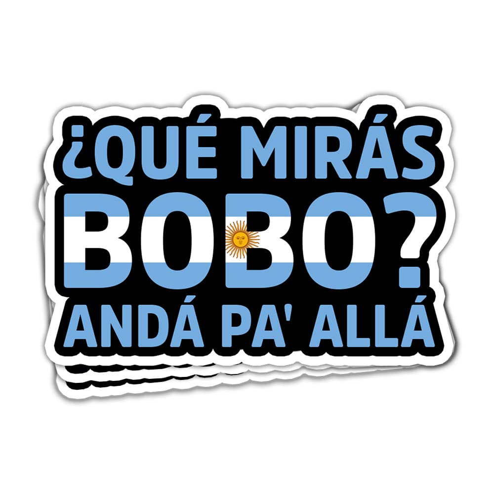 Amazon.com - HOSALA (3Pcs/Pack) Que Miras Bobo-Que Mira Bobo Sticker ...