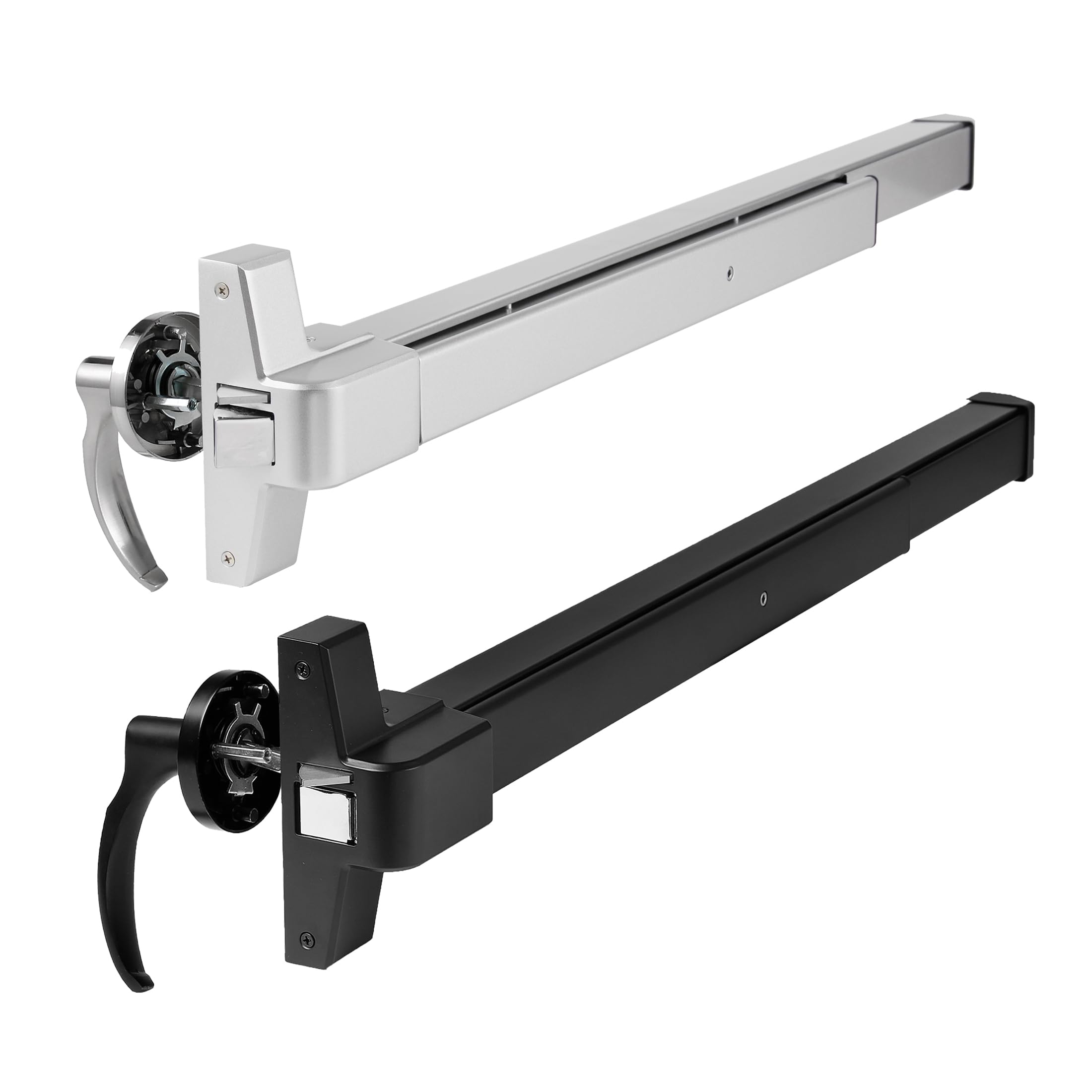 IRONWALLS Push Bar Panic Exit Device Aluminum 2 Packs, 32 Inch ...