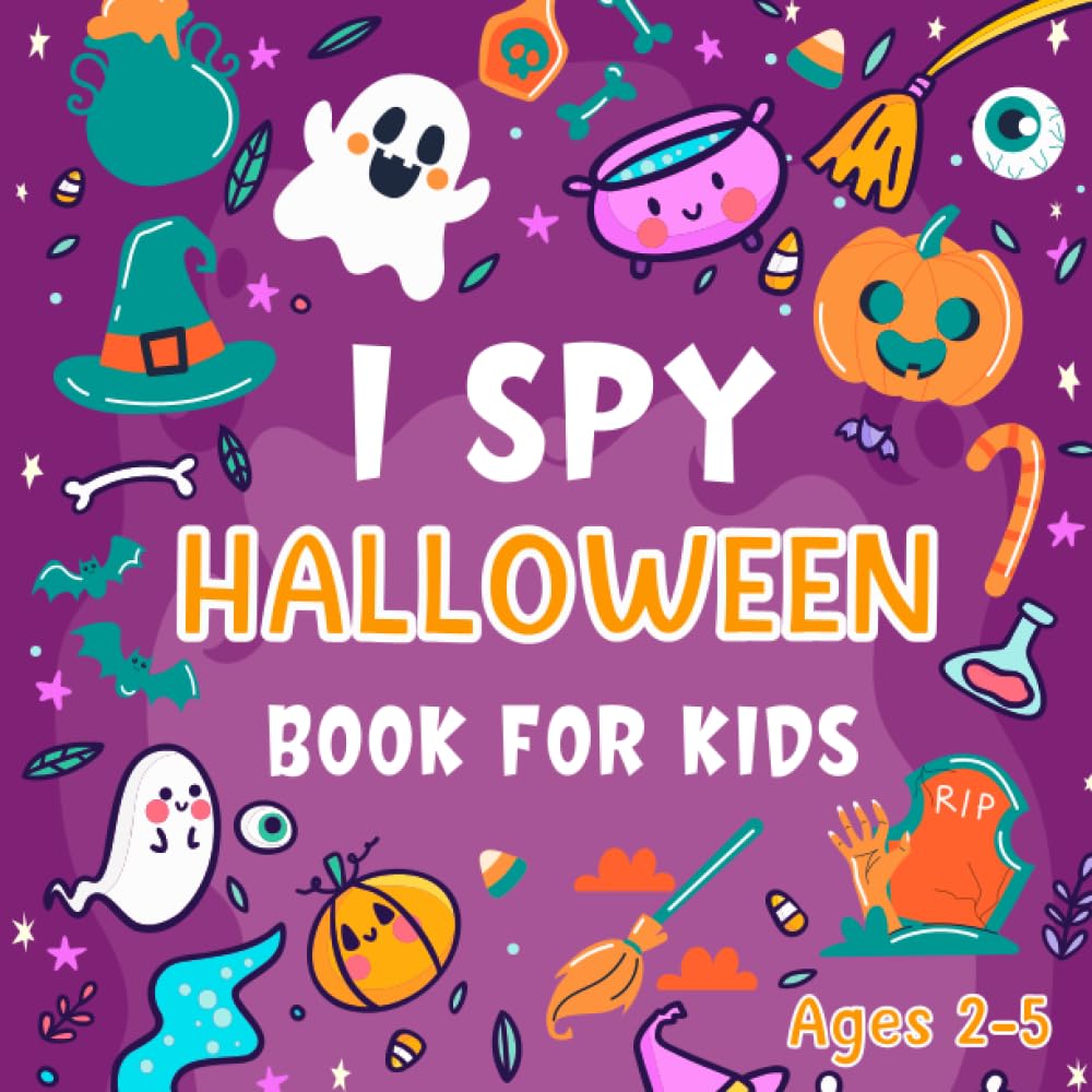 Snapklik.com : I Spy Halloween Book For Kids Ages 2-5: Interactive ...