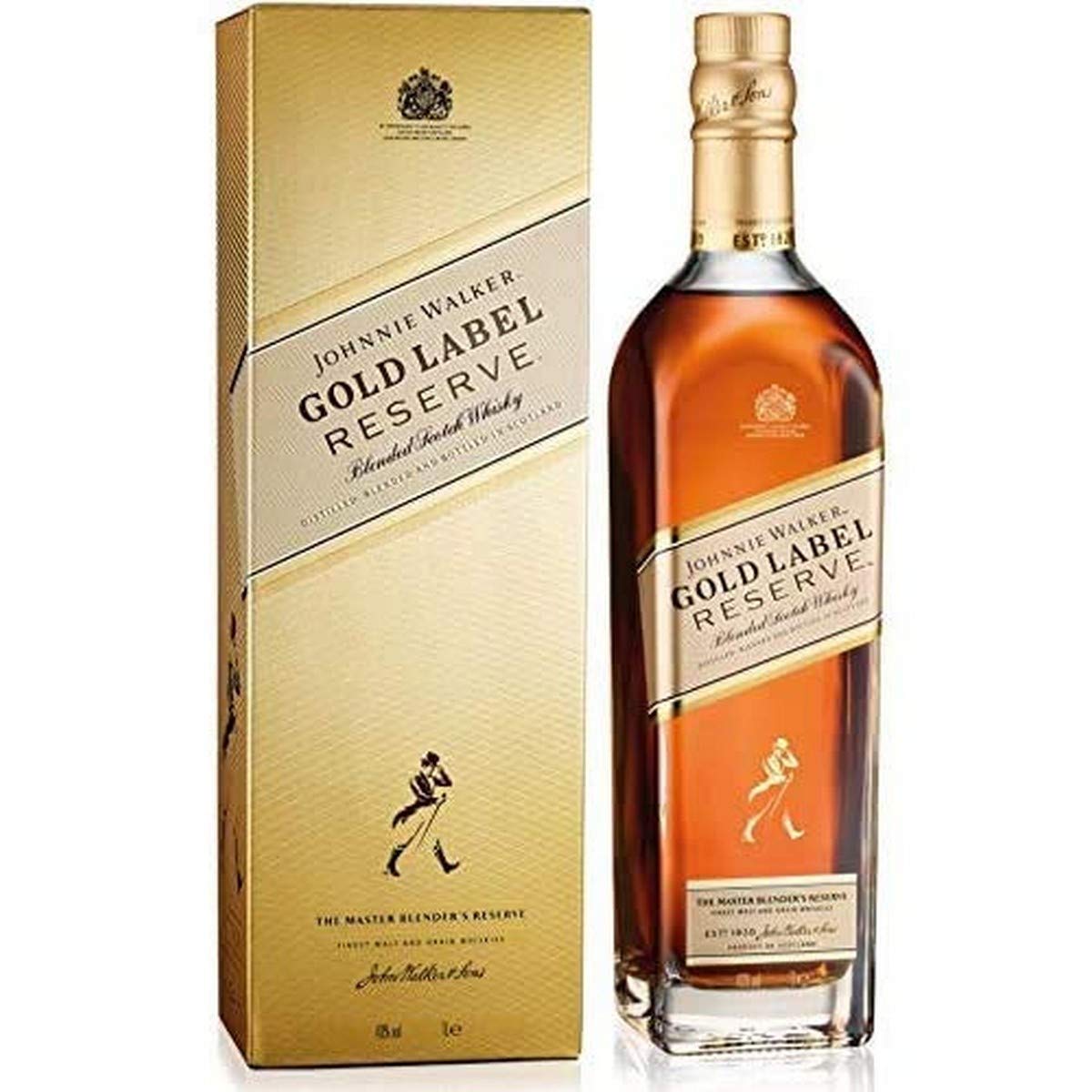 JOHNNIE WALKER WHISKY GOLD LABEL 1LT : Amazon.com.mx: Alimentos y Bebidas