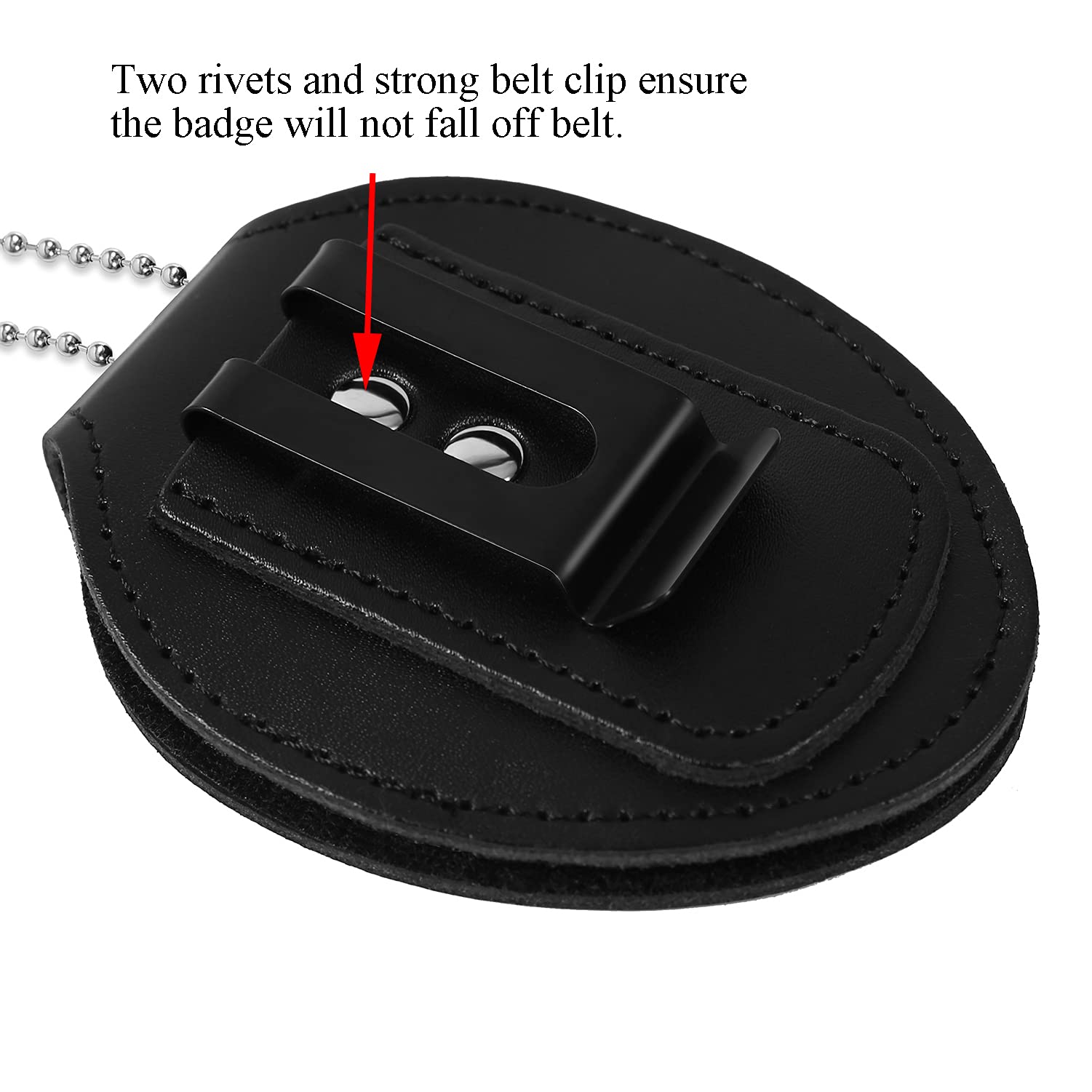 Snapklik.com : Police Badge Holder, Universal, Made Of Cowhide, Metal ...