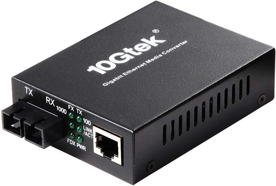 Gigabit Ethernet Media Converter with a Built-in 1Gb Multimode SC ...
