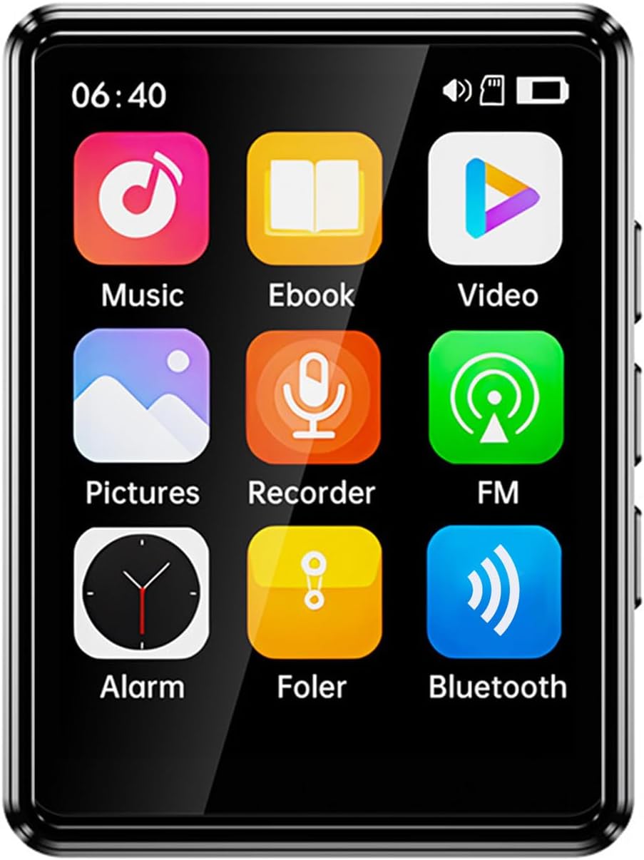 Amazon.com: Mp4 Player with Headphone 70 Hours Playback, Up to 128GB ...