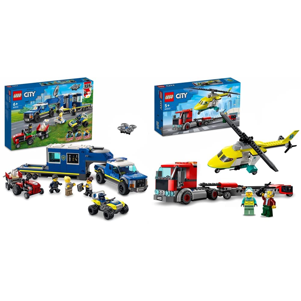 Buy LEGO 60315 City Mobile Command Truck Toy & 60343 City Great ...