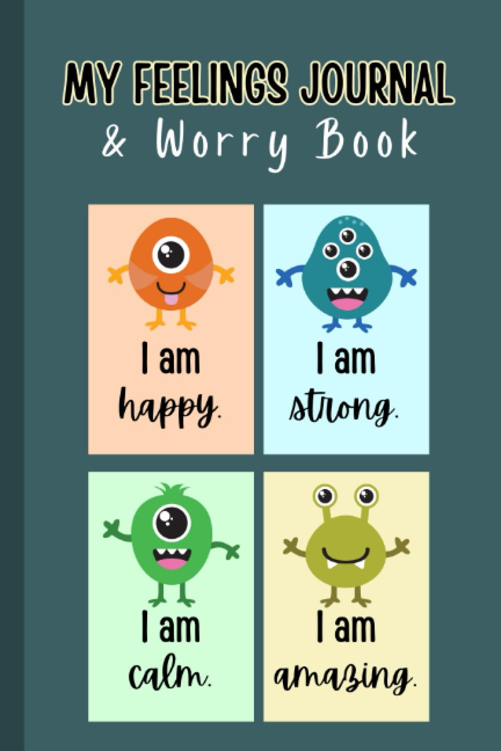 Buy My Feelings Journal & Worry Book: Daily Mood Tracking for Kids ...