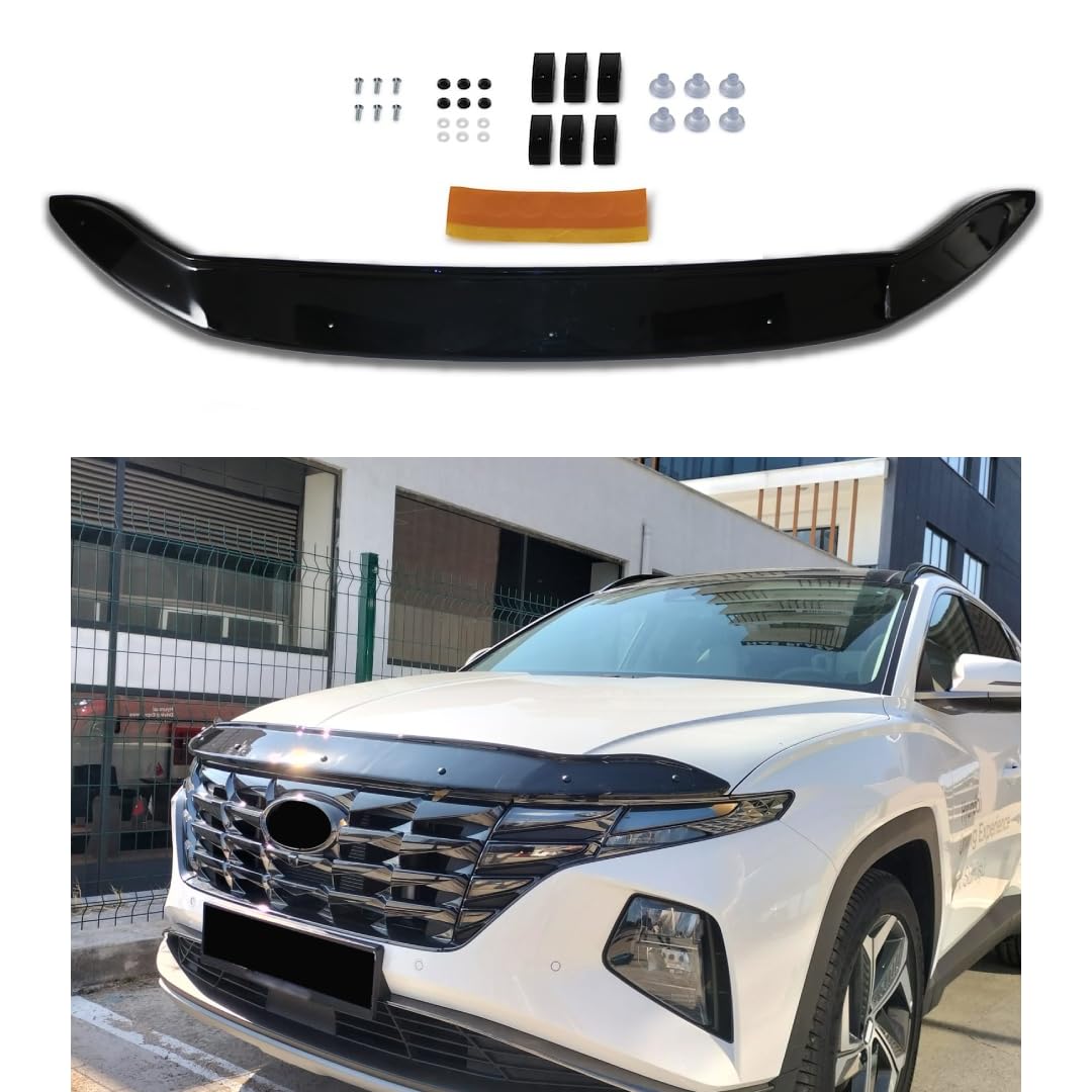 Amazon.com: BMY Hood Deflector/Front Bug Shield Compatible for Hyundai ...