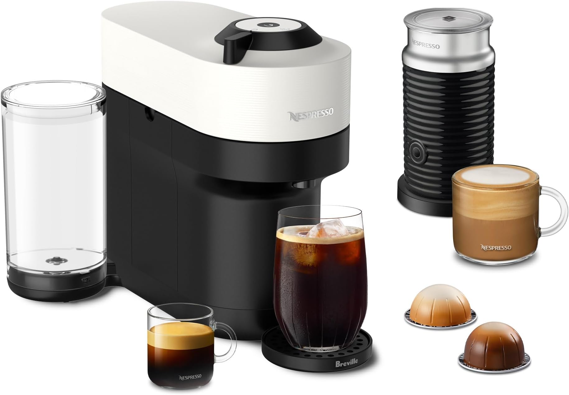 Amazon.com: Nespresso BNV250CRO1BUC1 Vertuo Coffee and Espresso Machine ...