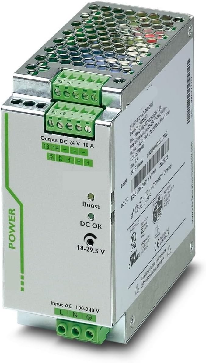 2866763 QUINT-PS/1AC/24DC/10 Power Supply Unit : Amazon.ca: Industrial & Scientific
