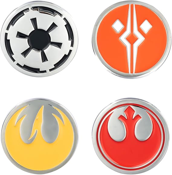 Amazon.com: Ahsoka Badge Rebel Alliance Badge Imperial Galactic Empire ...