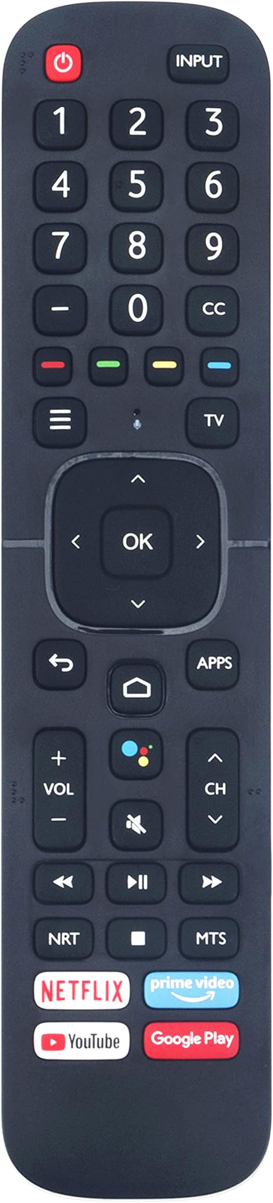 Amazon.com: ERF2K60H Replaced Voice MIC Remote fit for Hisense Smart 4K ...