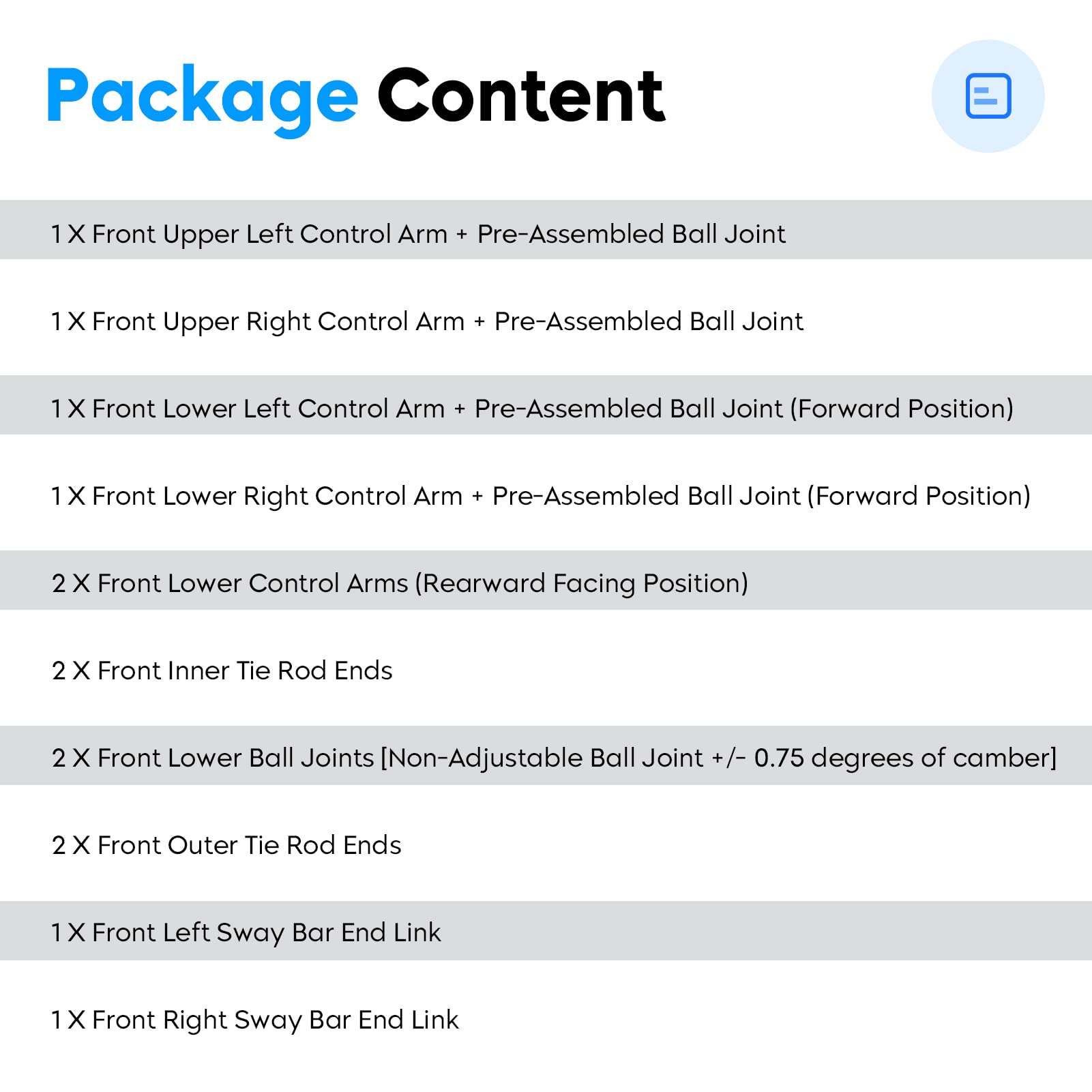 14PCS Front Control Arms with Ball Joints for Chrysler 300 Dodge ...