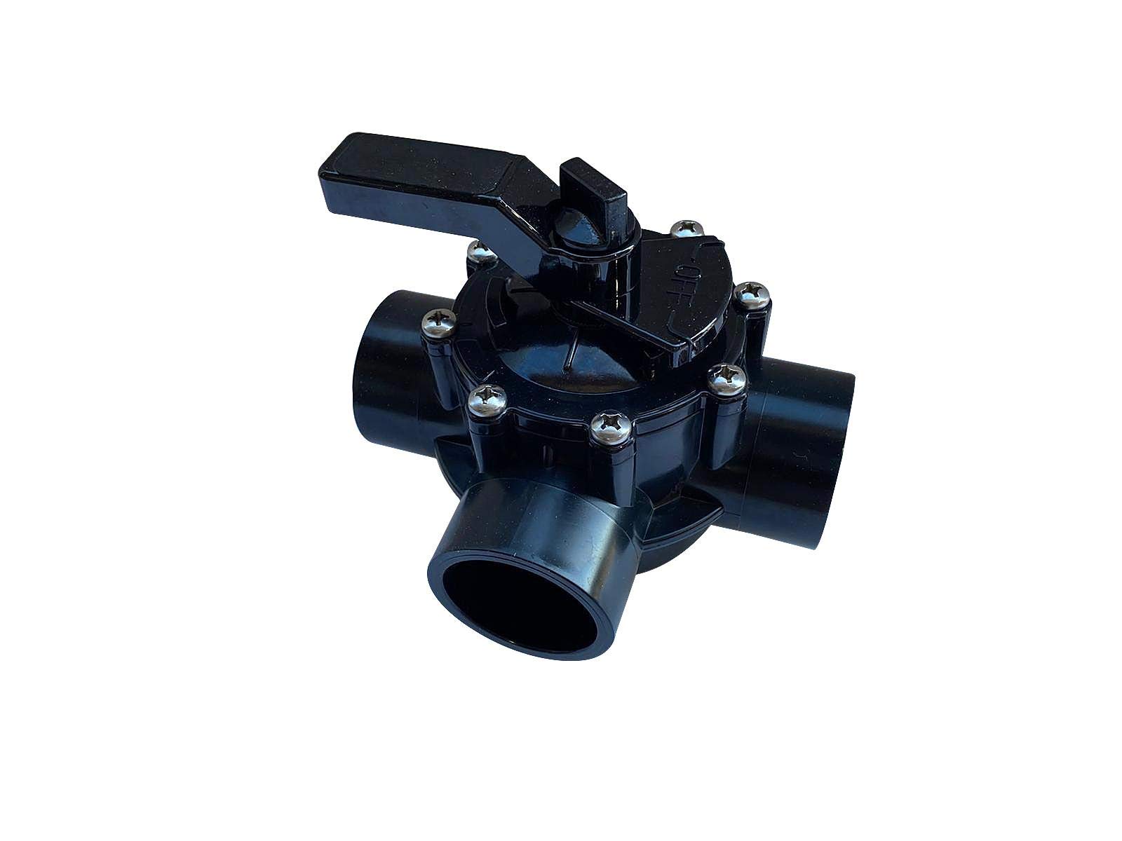Snapklik.com : Swimming Pool Diverter Valve - 2 Inch - 3 Way - Positive ...