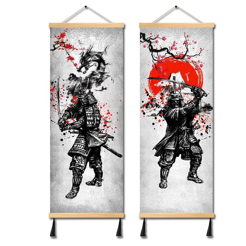 Ancient Japanese Samurai Warrior Art