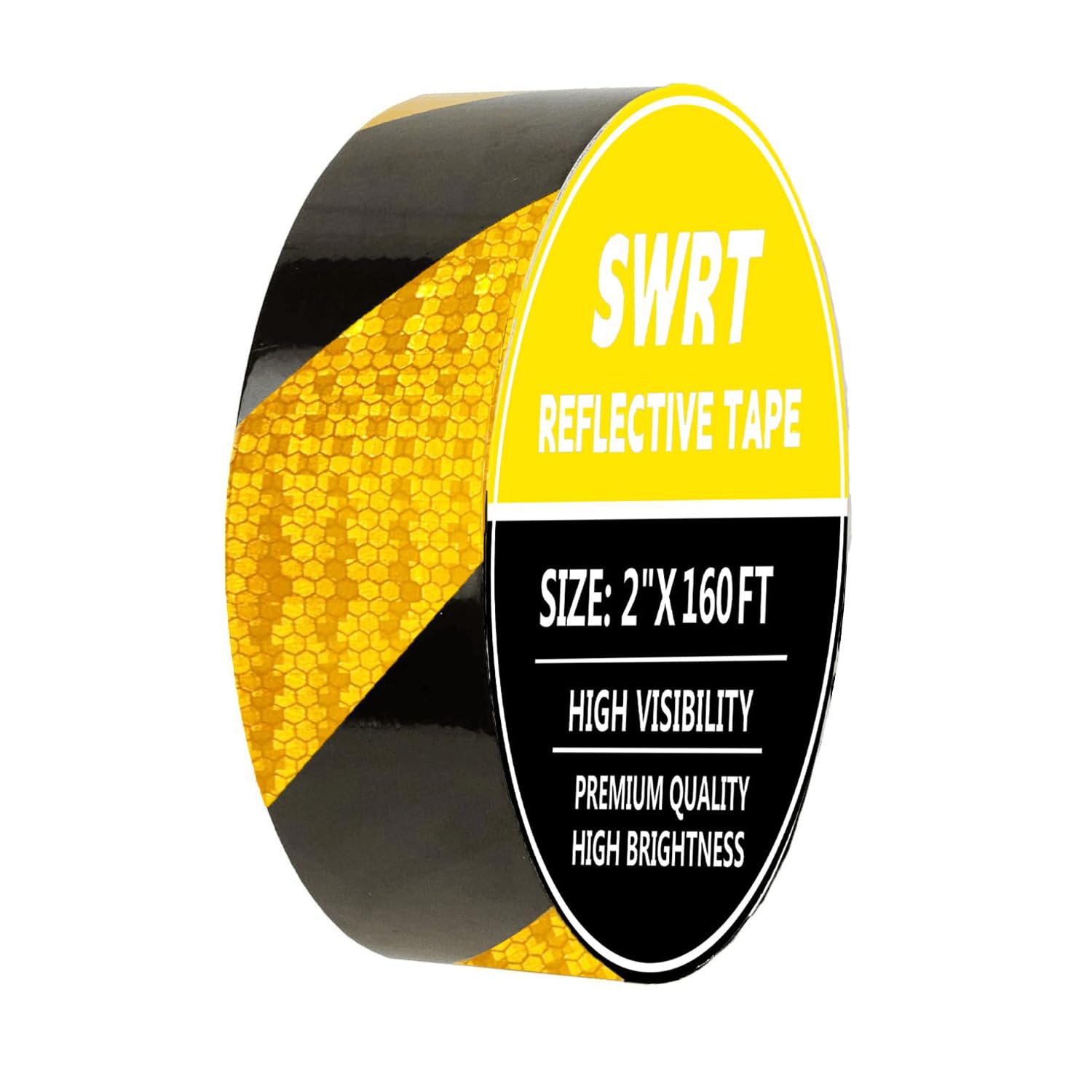 Snapklik.com : 2 Inch X 160 FT Reflective Tape Outdoor Waterproof Black ...