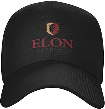 Amazon.com: Elon University Logo Baseball Caps Dad Hats Adjustable Size ...
