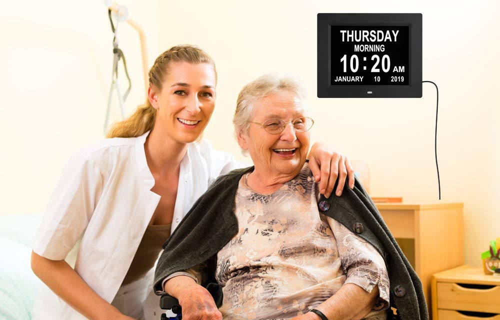 Snapklik.com : TMC Dementia Clock Digtal Day Clocks For Seniors,Digital ...