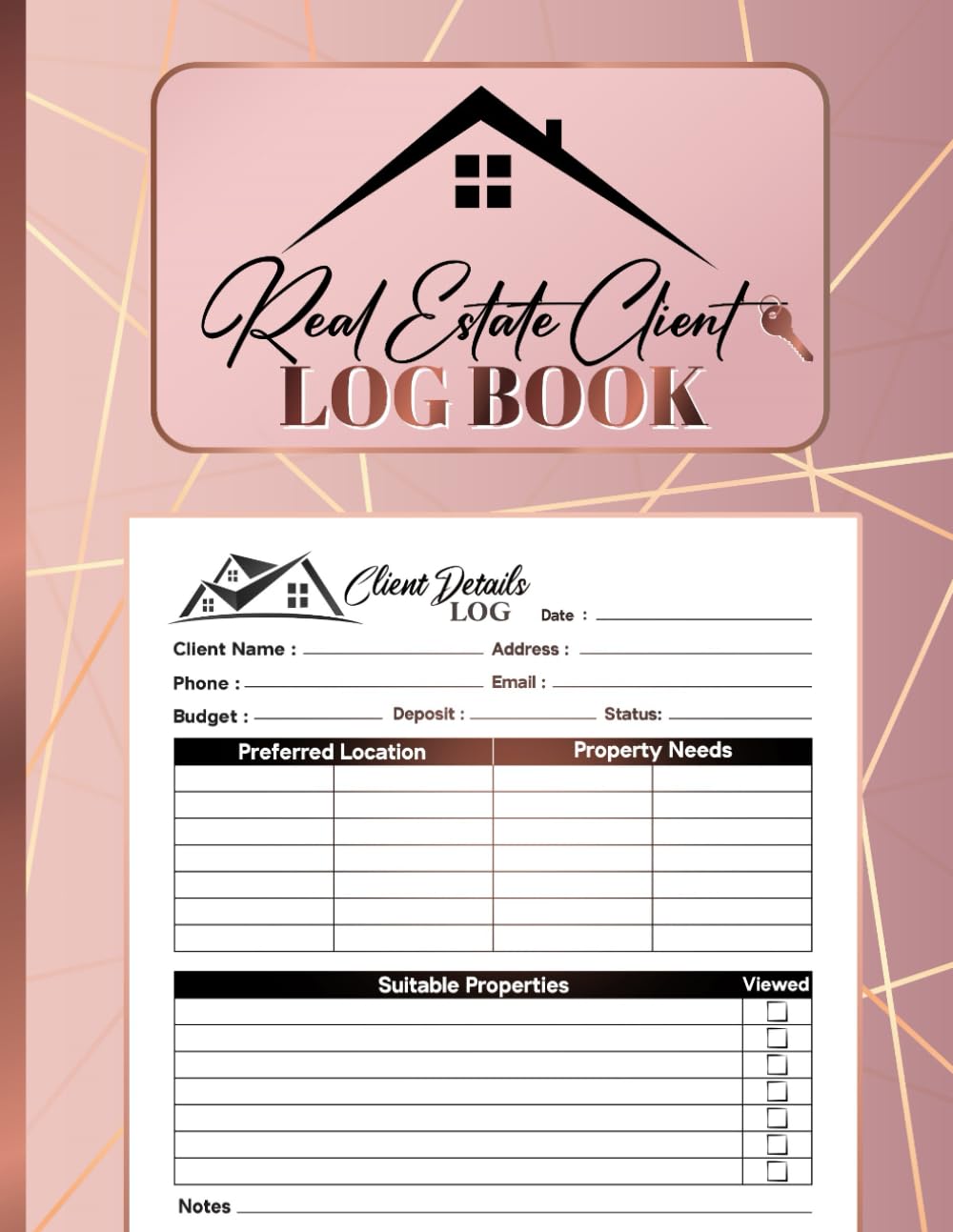 Real Estate Client Log Book: A Comprehensive Tracker for Agents to ...