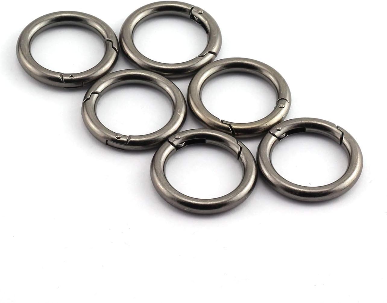 Amazon.com: JCBIZ 6pcs 35mm Round Spring Snap Hooks Clip DIY ...