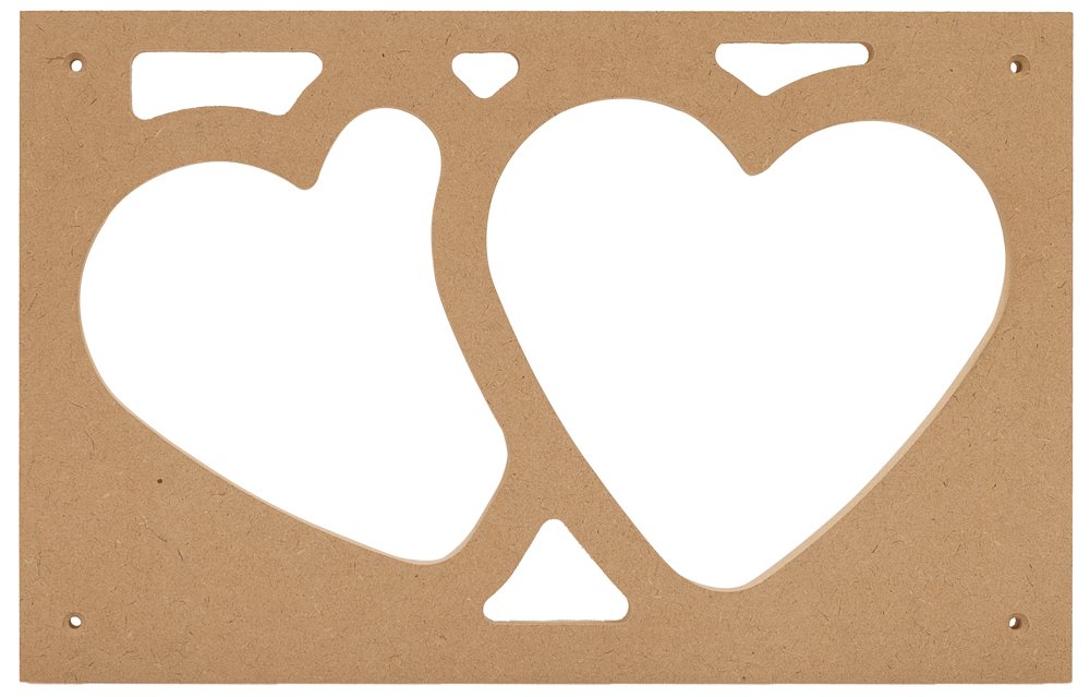 Two Hearts Bowl and Tray Template - Router Templates - Amazon.com