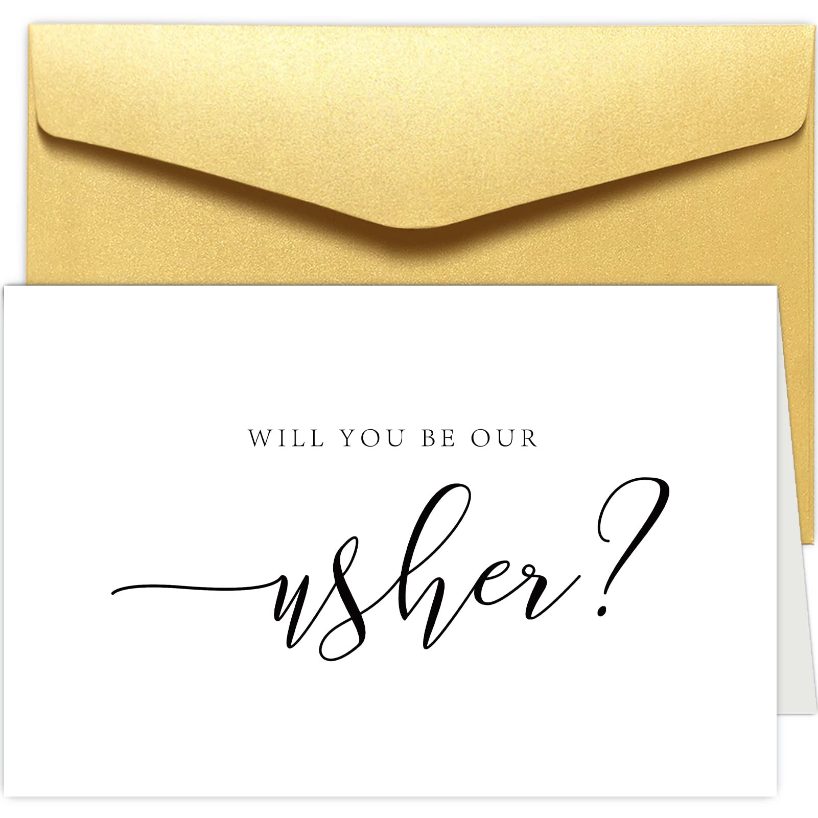 Snapklik.com : Will You Be Our Usher Card, Usher Proposal Card, Wedding ...
