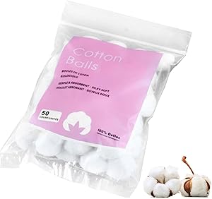 Amazon.com : Cotton Balls, Pure Cotton Balls, Absorbent, 100 Count ...