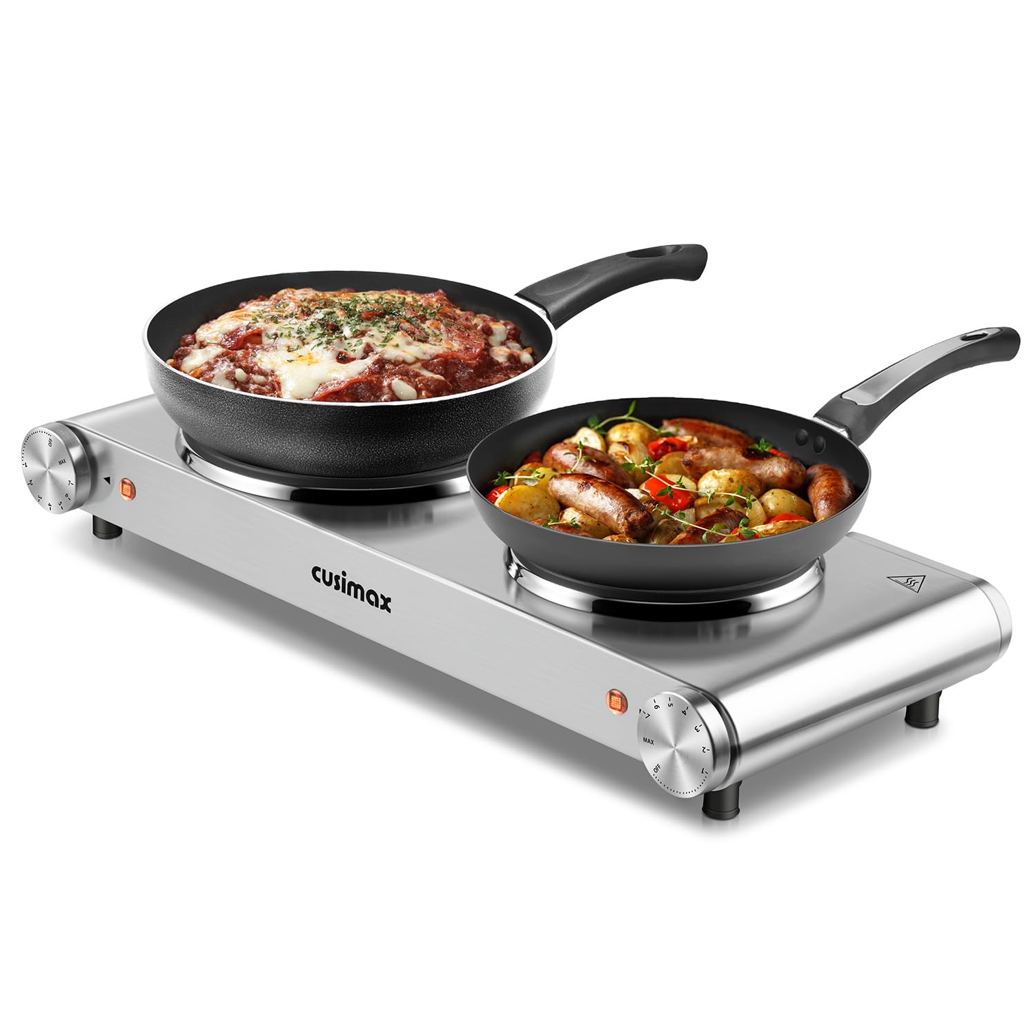 Snapklik.com : Hot Plates For Cooking, Double Burner CUSIMAX 1800w ...