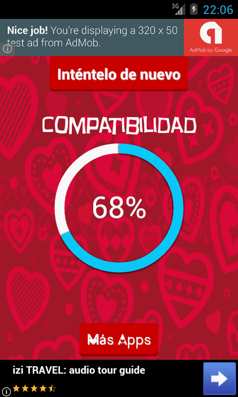 Aplicación Test de compatibilidad amor en Amazon Appstore