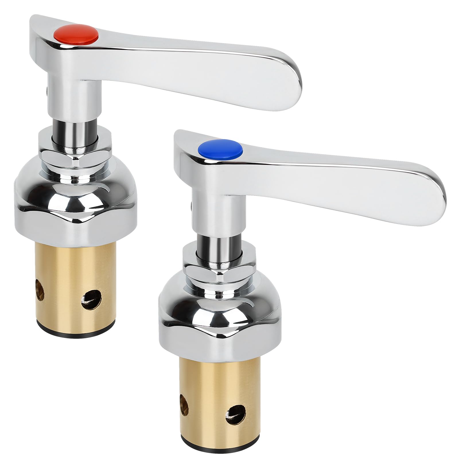 Handle Stem Assembly Replacement Valve Hot & Cold, Brass Spindle ...