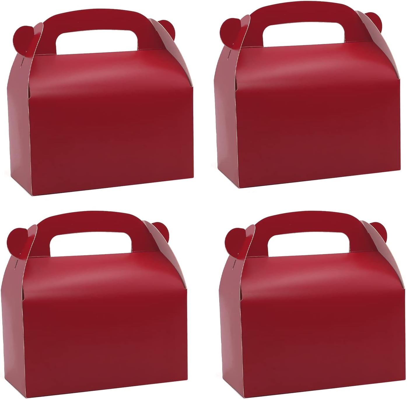 Amazon.com: Oletx 30Pcs Dark Red Party Favor Gift Box, Gable Box ...