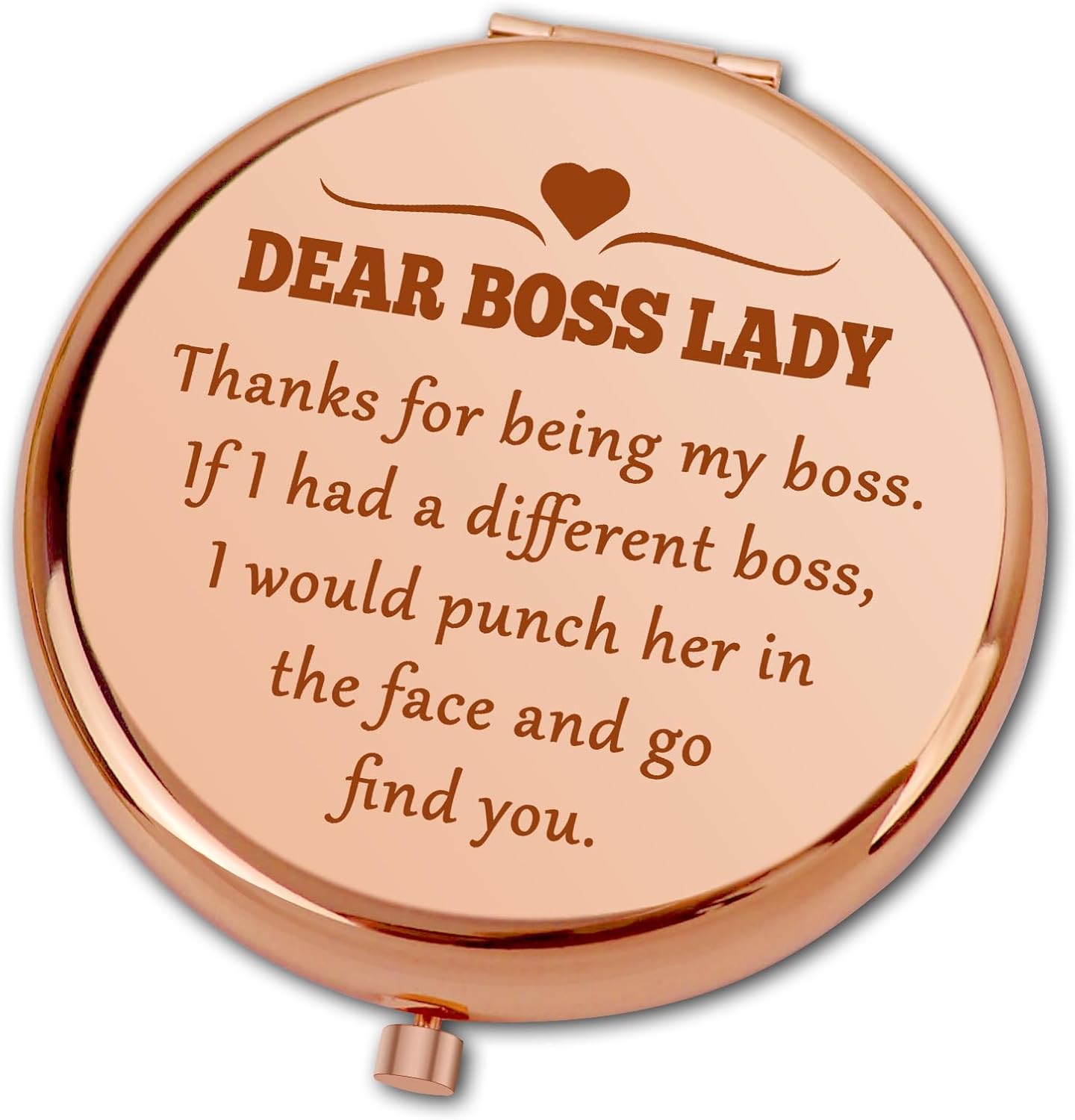 Ximalun Boss Lady Gifts for Women Boss Appreciation Gift Compact Makeup ...