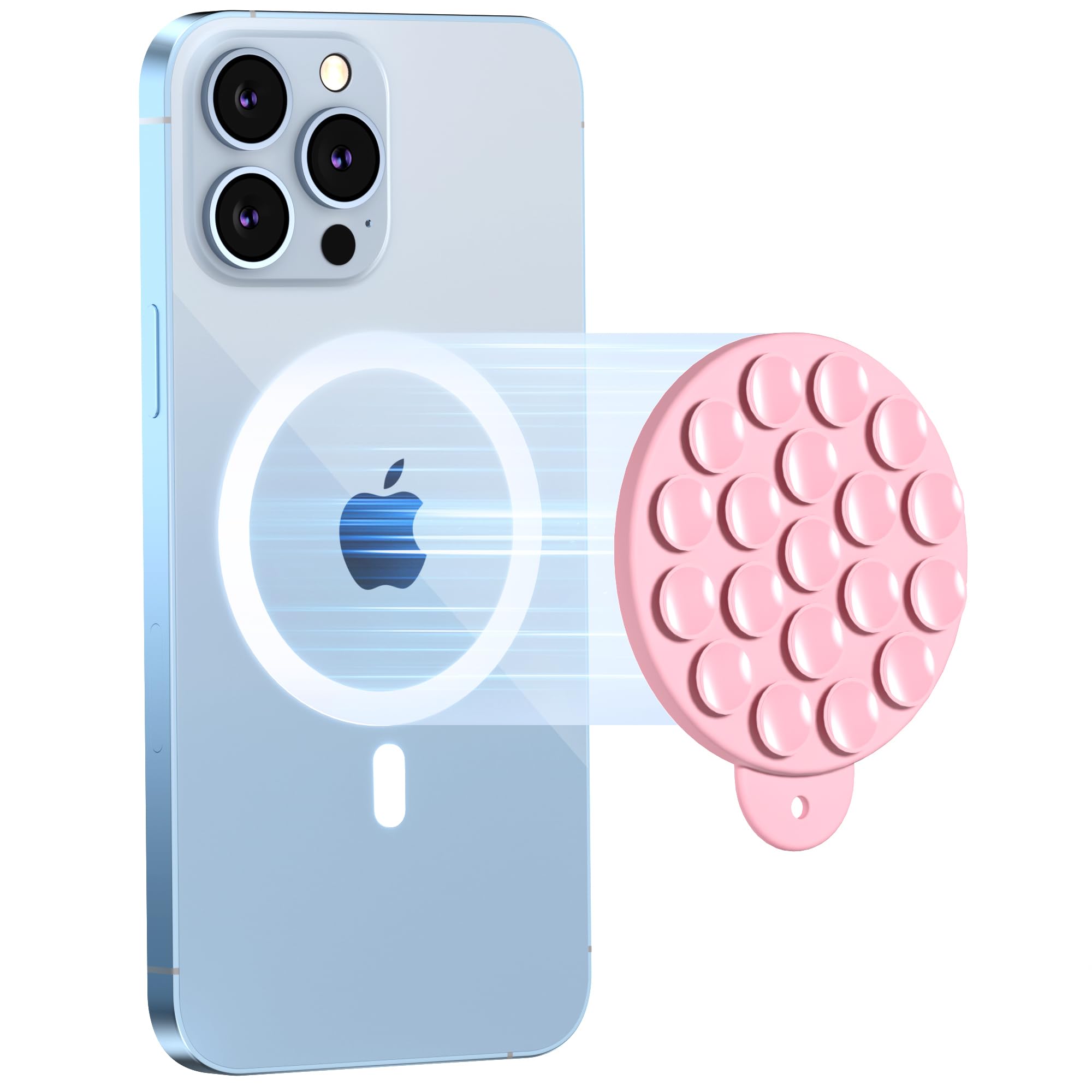 Amazon.com: HSAOHD Magnetic Suction Cup Phone Mount for MagSafe Case ...