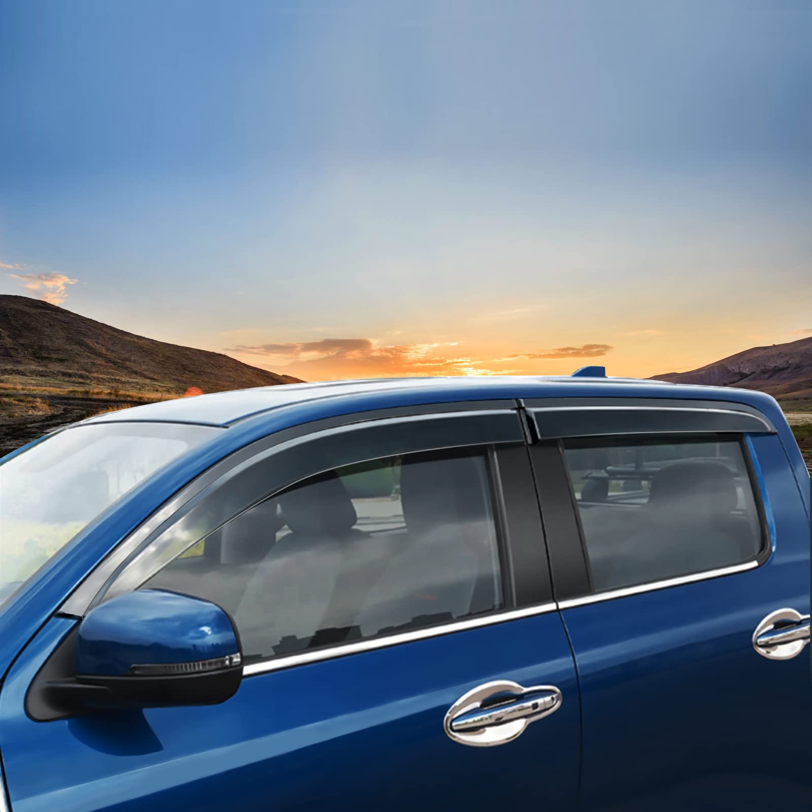 Snapklik.com : ACLONG Rain Guards For Dodge RAM 1500 2019 2020 2021 ...