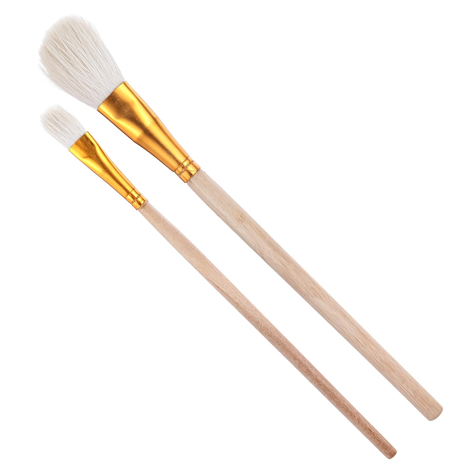 Amazon.com: 2 Pieces Gilding Brush, Goat Hair Brush, Goat Hair Blending ...