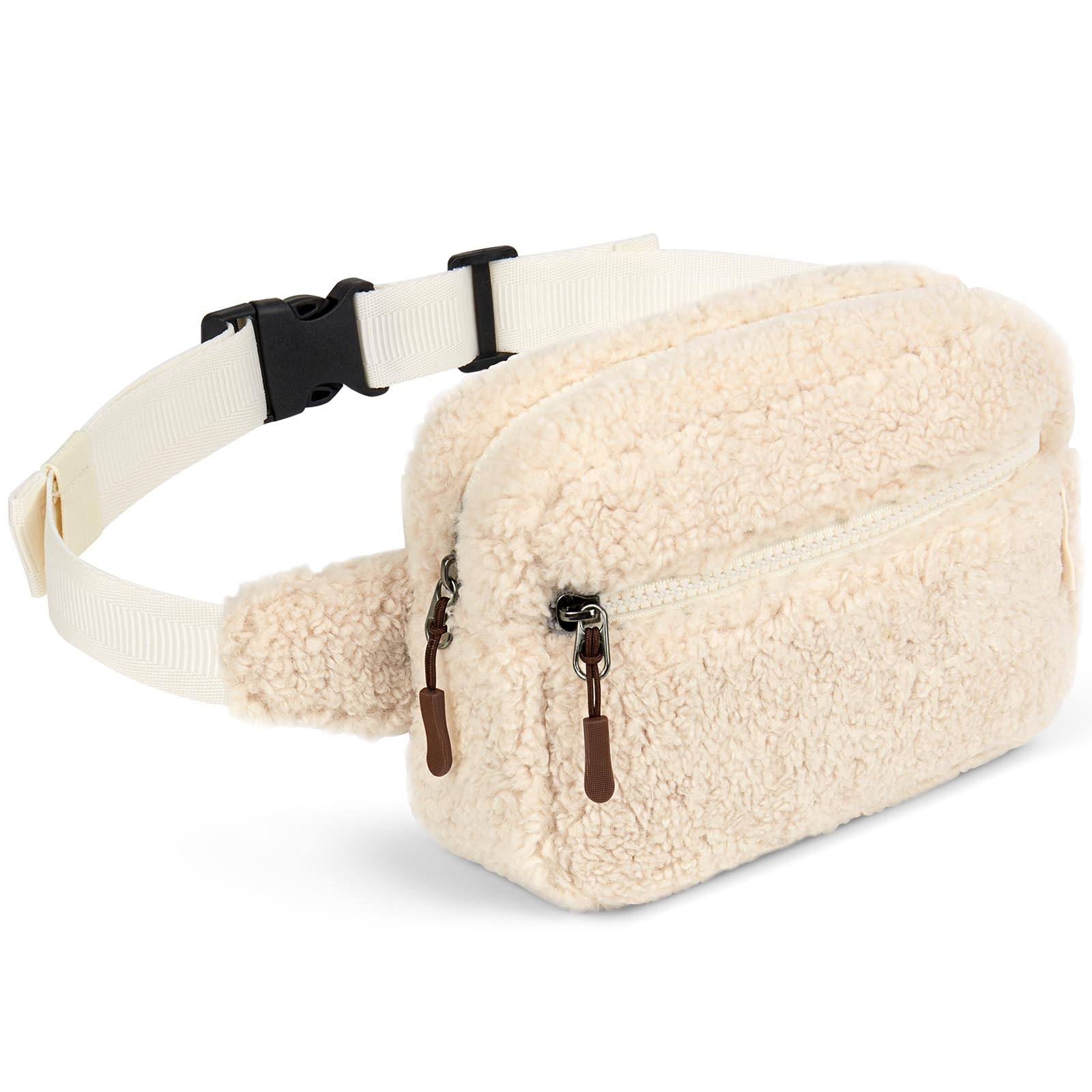 Amazon.com | Choco Mocha Kids Fanny Pack for Girls Fuzzy Fanny Pack ...