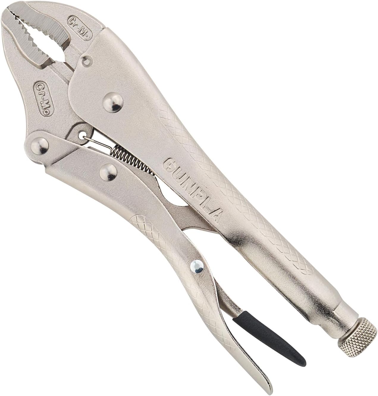 INGCO Curved Jaw Locking Plier, 10Inch/250mm Curved Jaw with Wire ...