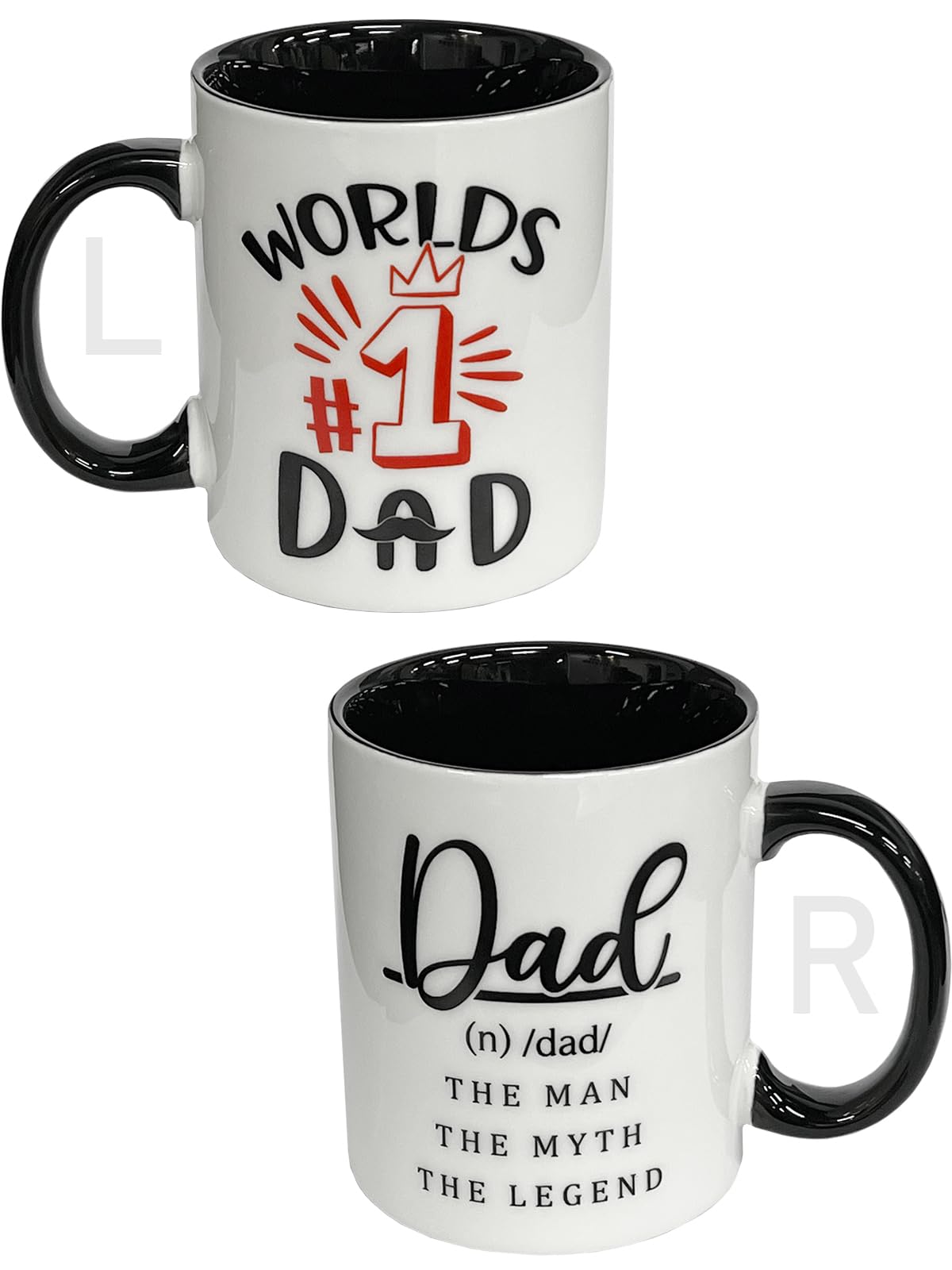 Amazon.com: Best Dad Mug - Dad The Man The Myth The Legend Mug - White ...