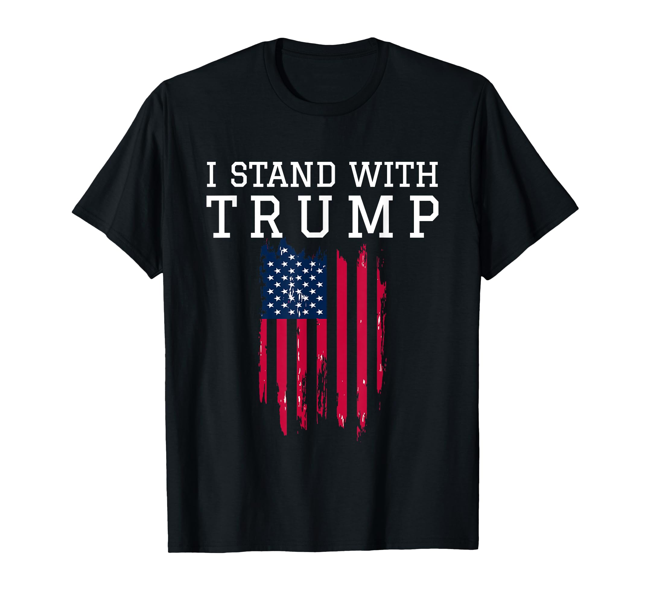 Amazon.com: I Stand With Trump Pro Trump Supporter T-Shirt T-Shirt ...