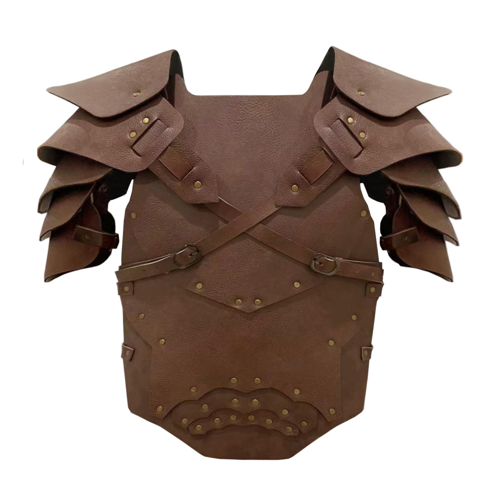 Buy UyecosDeluxe Medieval Chest Armor Viking Warrior Adjustable Leather ...