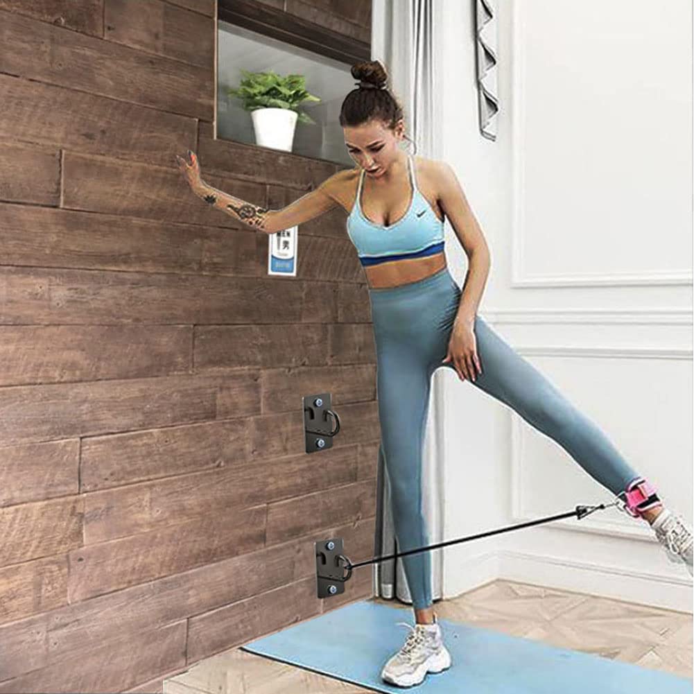 Strength Training XXhailan 2Pcs Resistance Band Wall Anchor - 300 Lbs ...