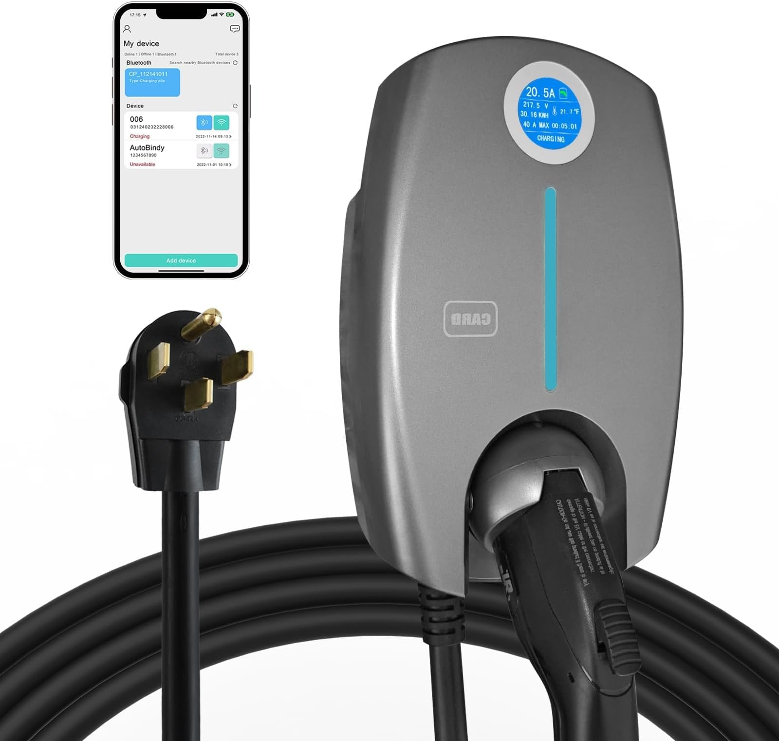 Amazon.com: FLO Home X3 Level 2 Electric Vehicle Charger for All EVs ...