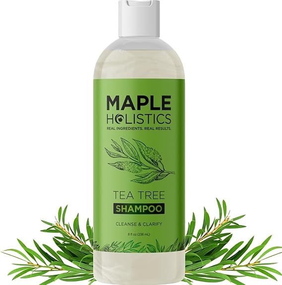 Refreshing Tea Tree Shampoo - Clarifying for Oily Hair and Dry Scalp ...