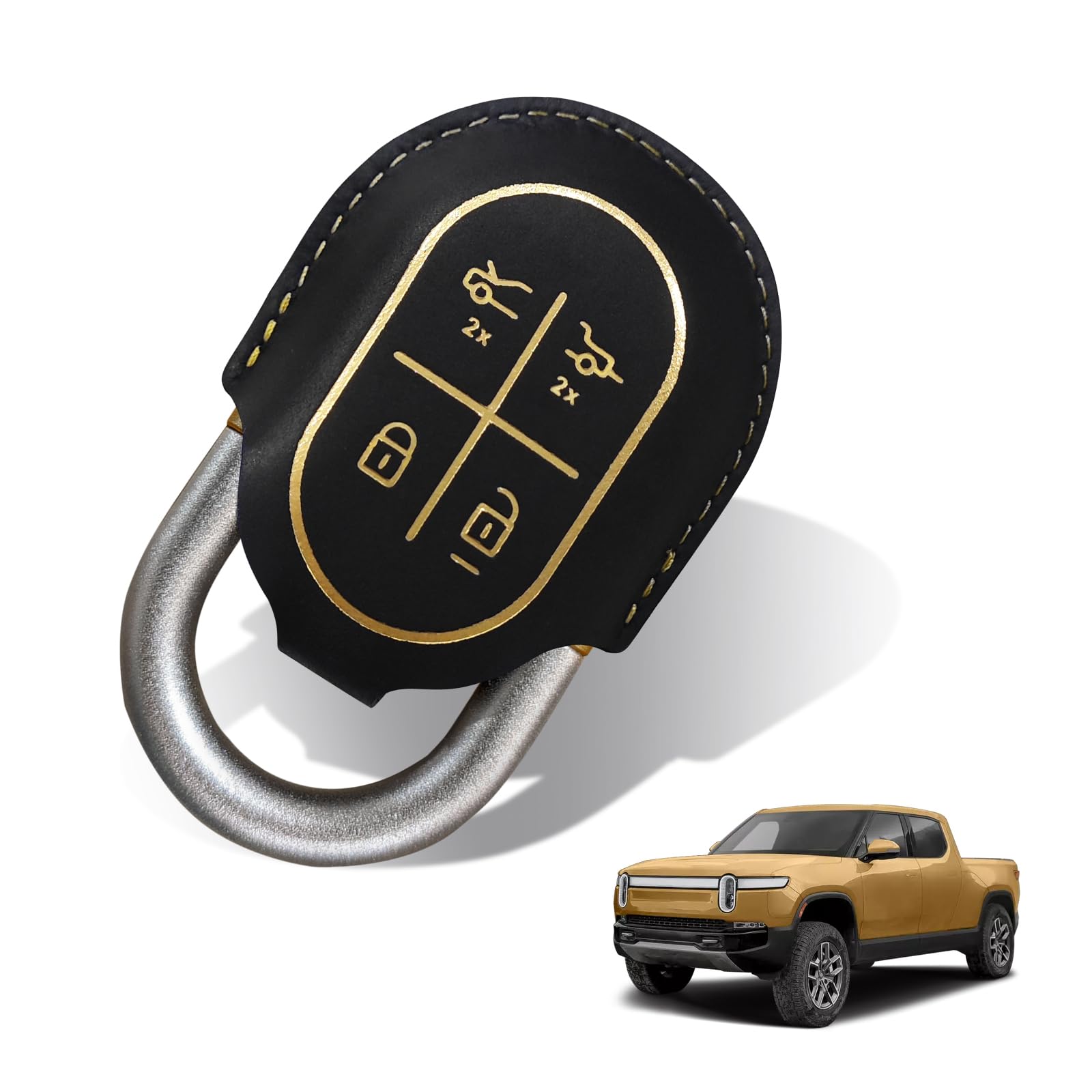 Amazon.com: BestEvMod for Rivian R1T & Rivian R1S Key Fob Cover ...