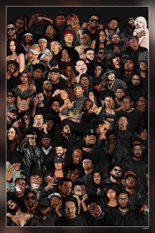 Poster Envy Derblacksheep Asap Rocky Chance The Rapper Drake Kanye West ...