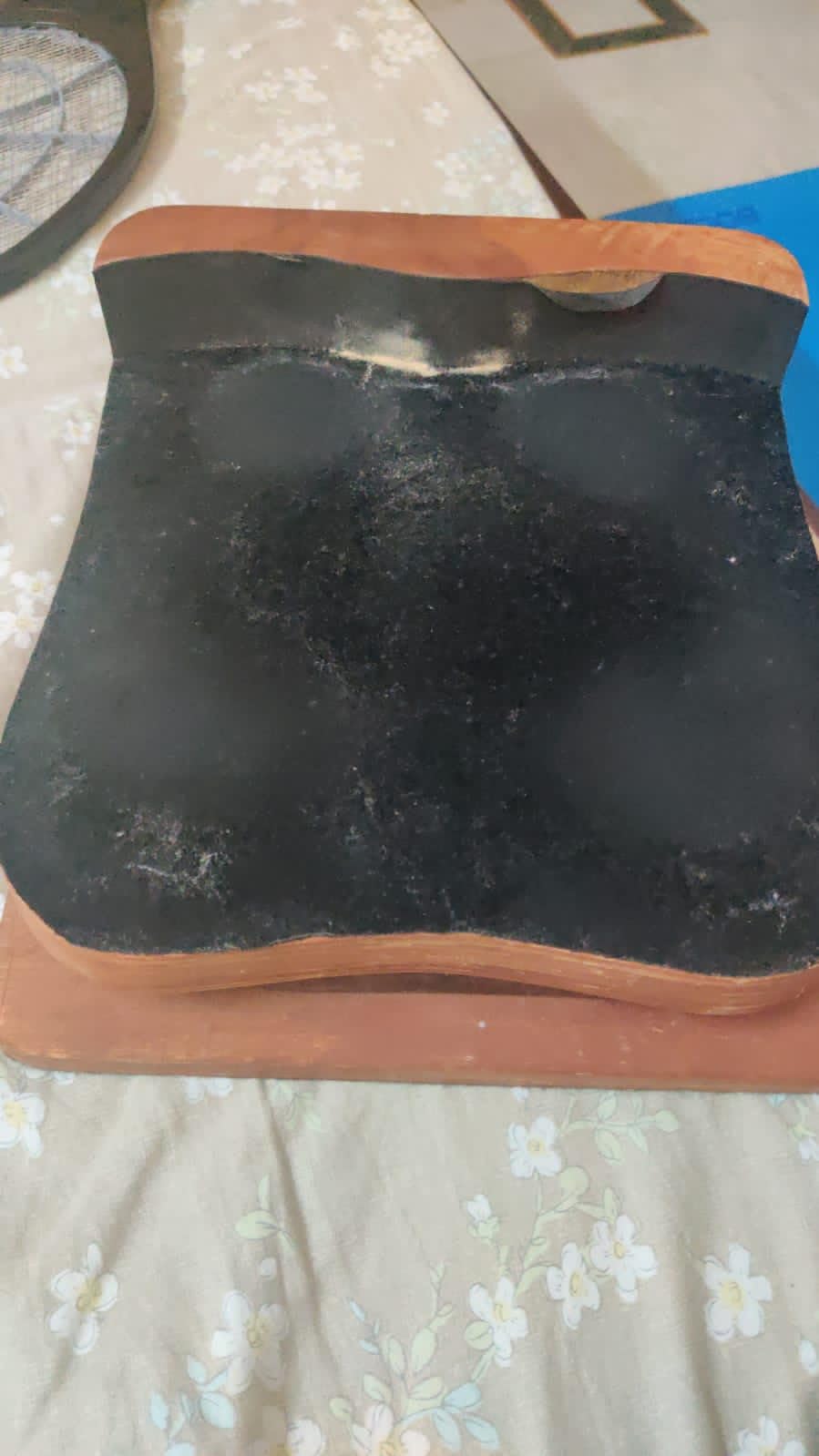 wooden walking foot stool Calf Stretcher Wooden Slant Exercise Board ...