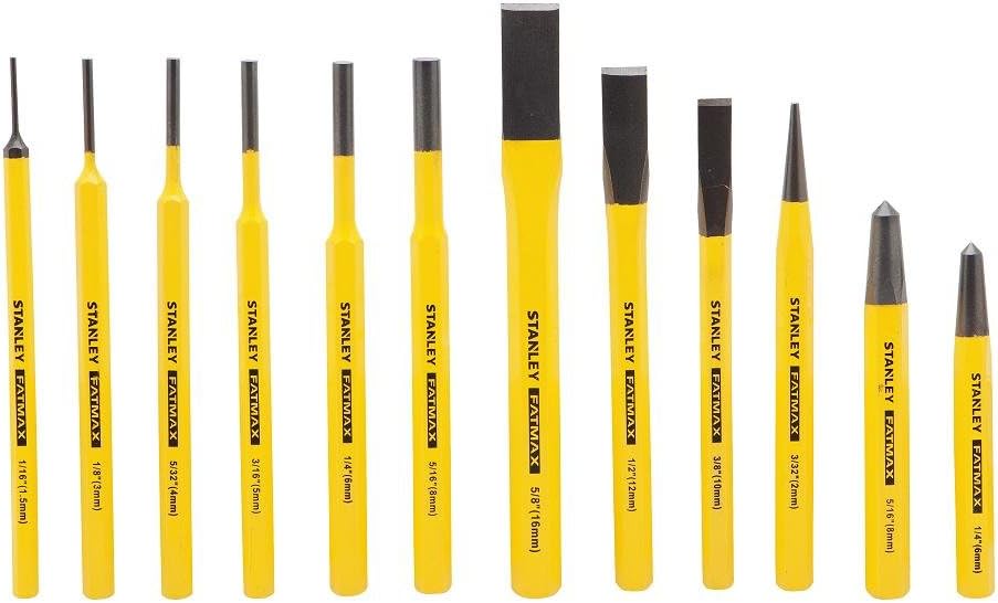 Stanley FMHT16573 FATMAX Punch and Chisel Set, 12 Piece - Amazon.com
